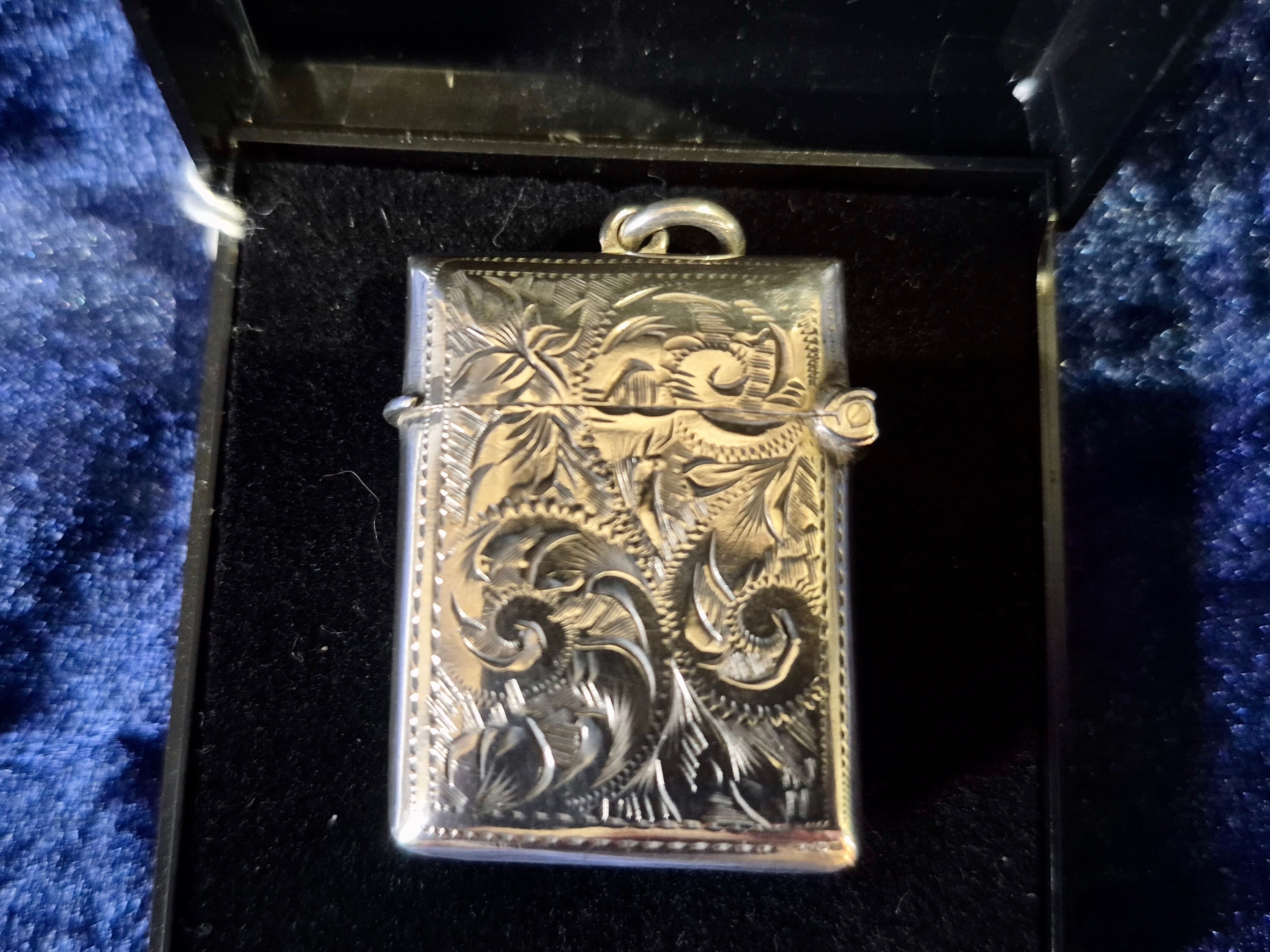 Antique Silver Vesta Case – Bagham Barn Antiques